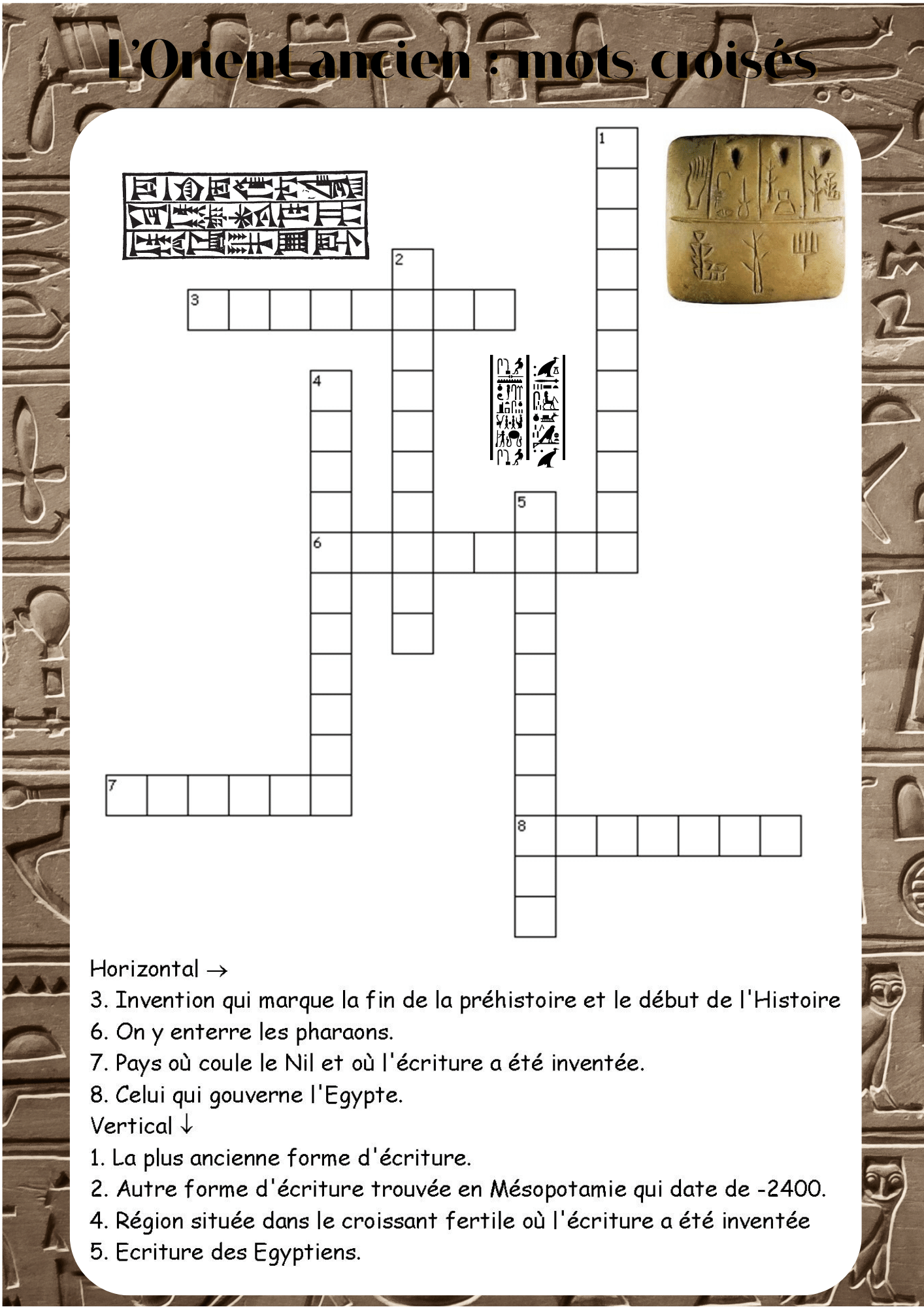 Premiers États, premières écritures